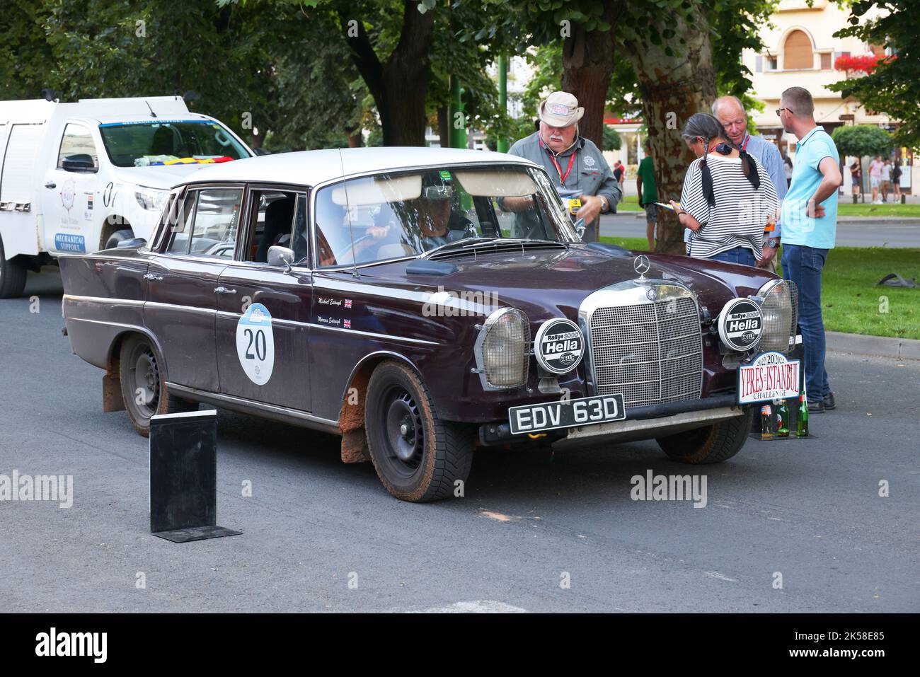 Old rallye cars in Arad, Romania, Europe Stock Photo - Alamy