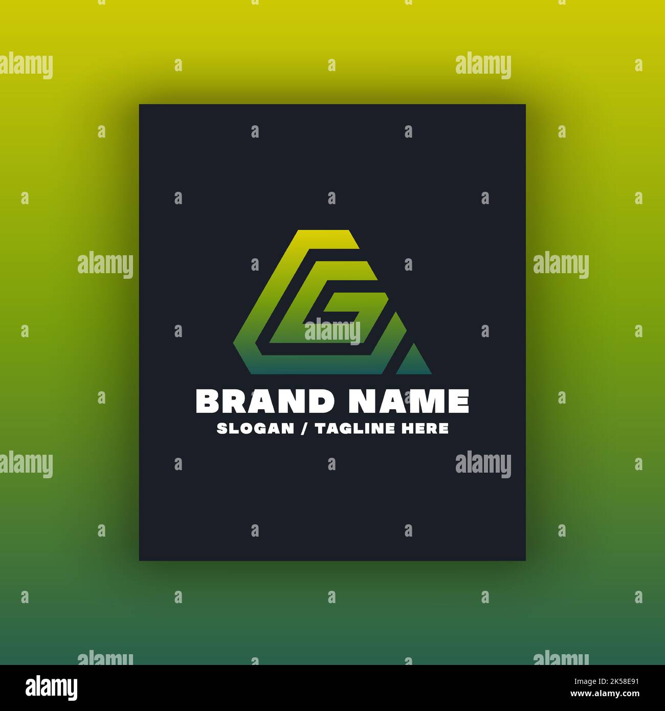 Letter G logo design template. Editable, resizable, vector illustration ...