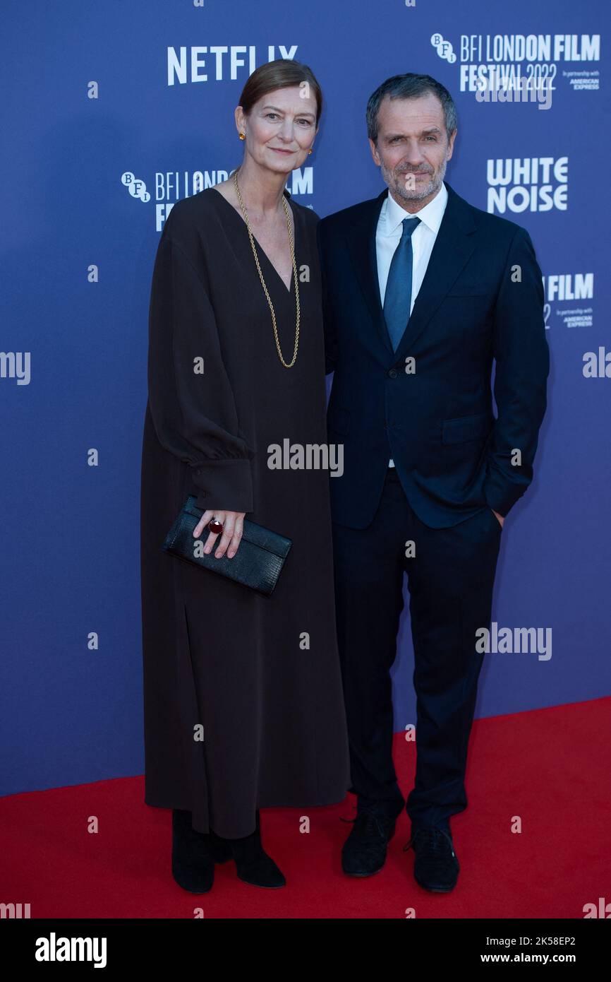 Paris, France, October 06, 2022, Rose Uniacke and David Heyman ...
