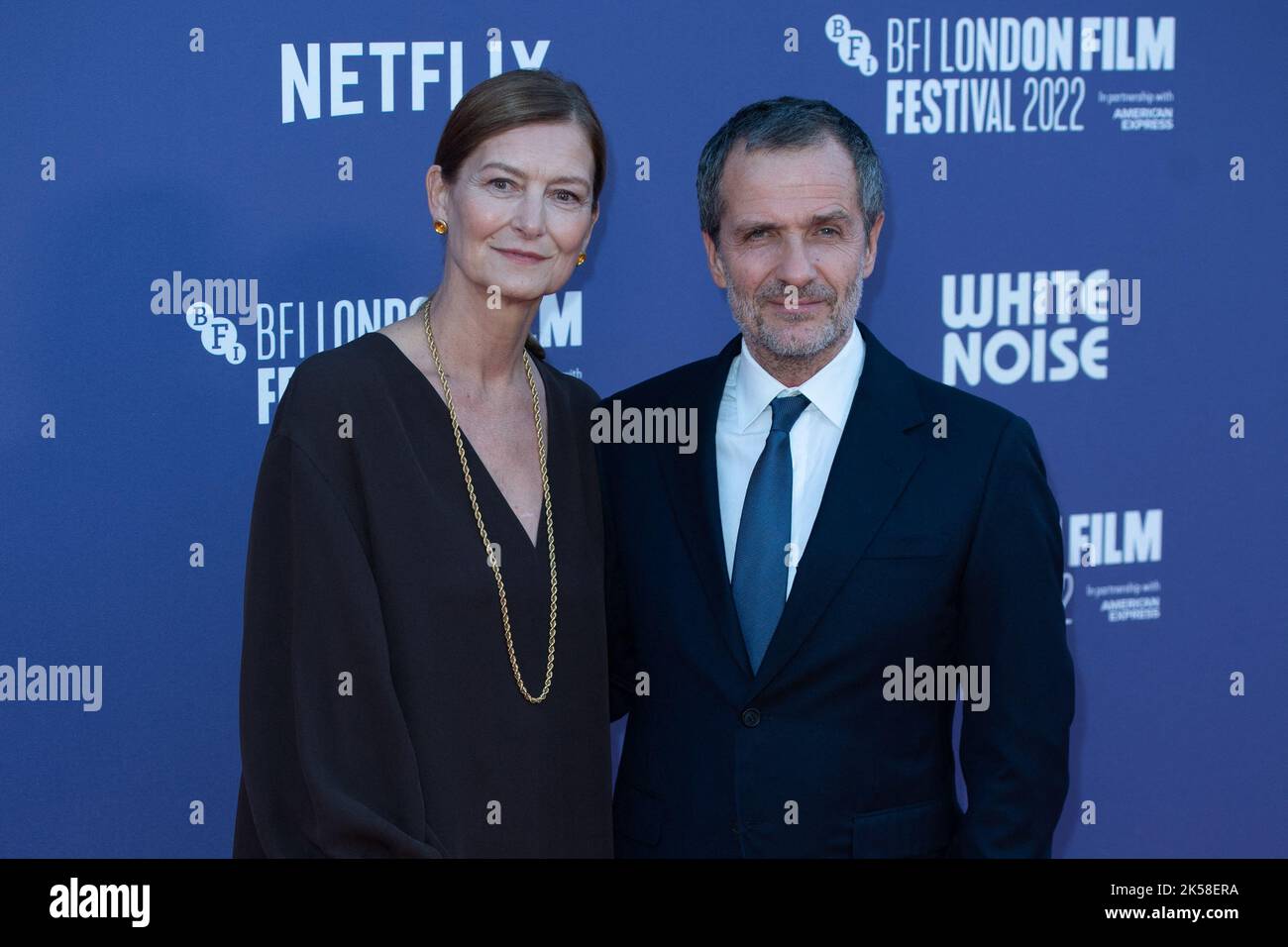 Paris, France, October 06, 2022, Rose Uniacke and David Heyman ...