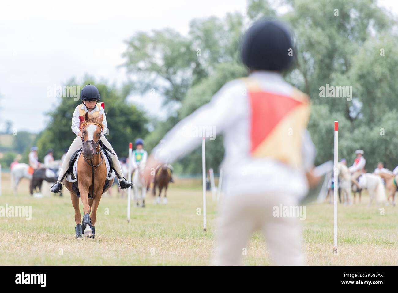 pony club mounted games Stock Photo - Alamy