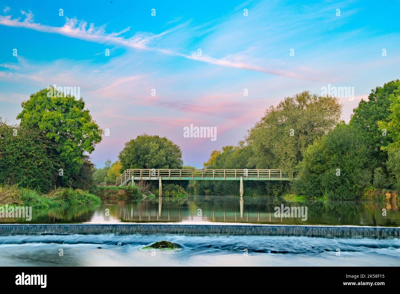 Eye Bridge Wimborne Stock Photo - Alamy
