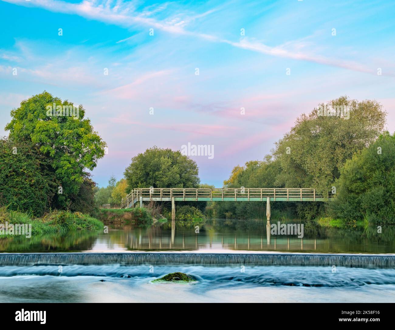 Eye Bridge Wimborne Stock Photo - Alamy