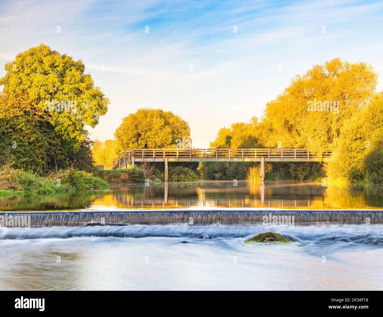 Eye Bridge Wimborne Stock Photo - Alamy