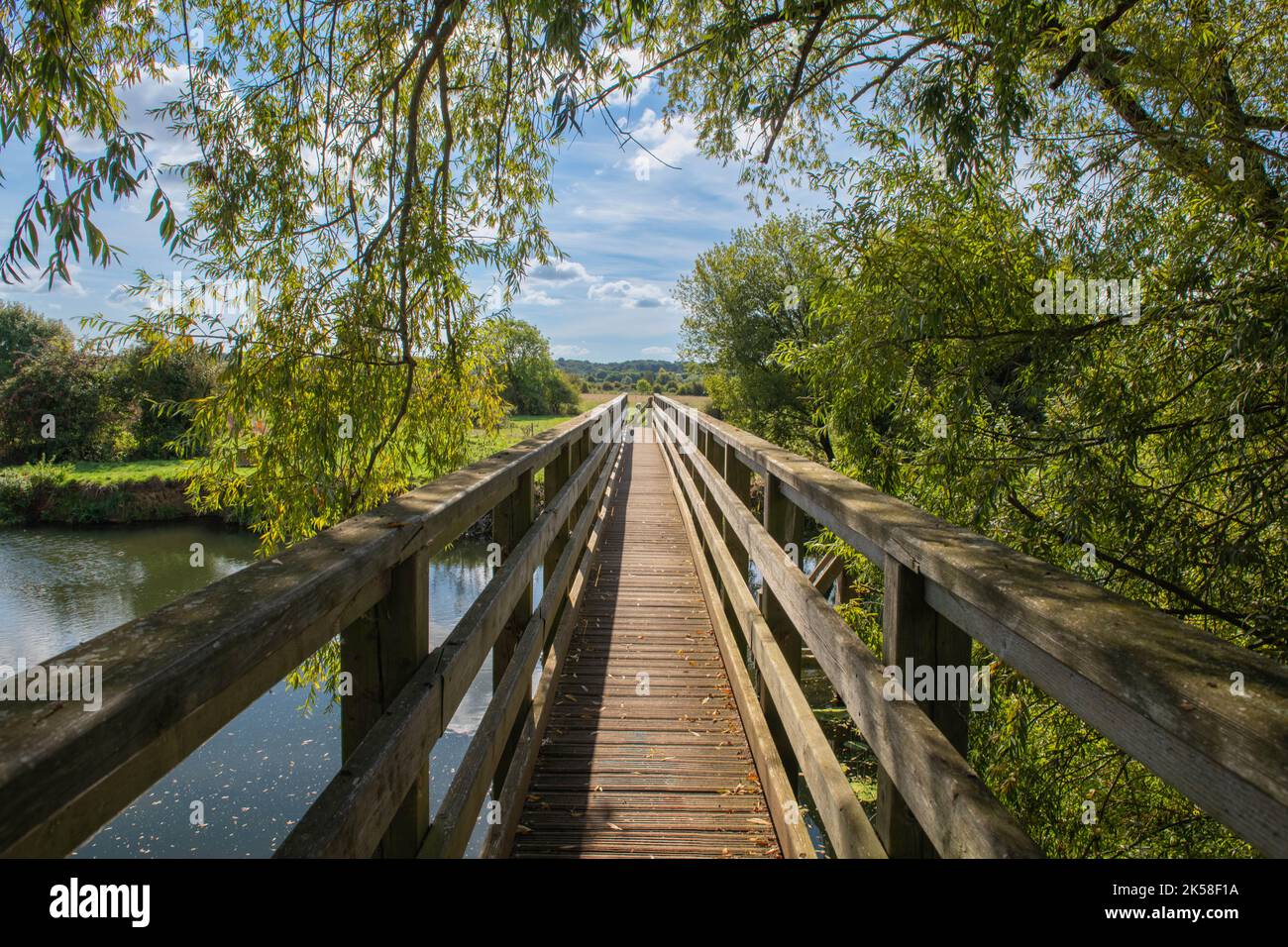 Eye Bridge Wimborne Stock Photo - Alamy