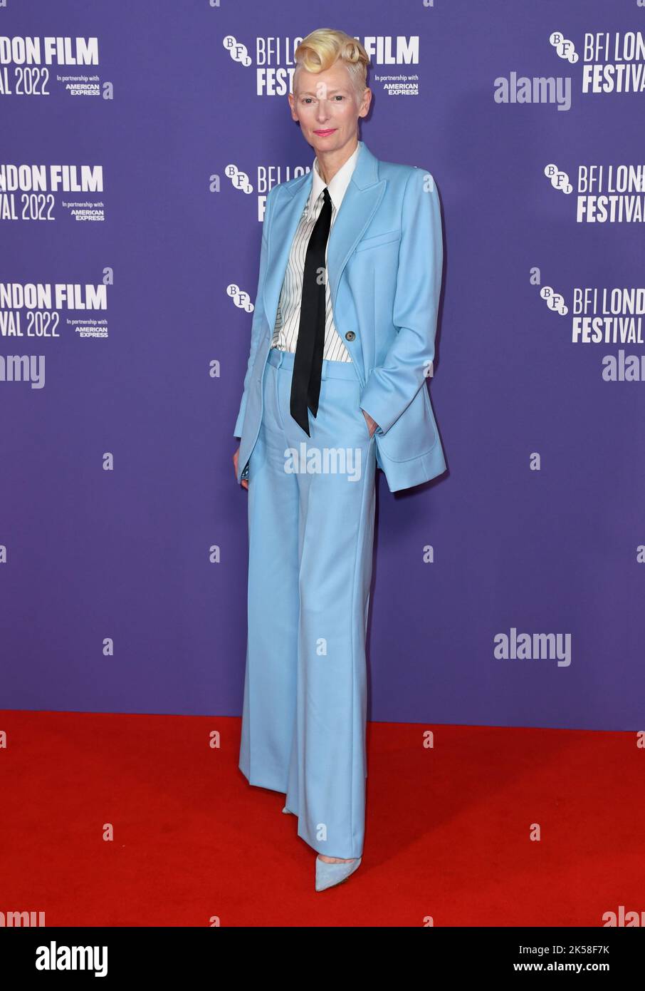 October 6th, 2022. London, UK. Tilda Swinton arriving at the BFI London ...