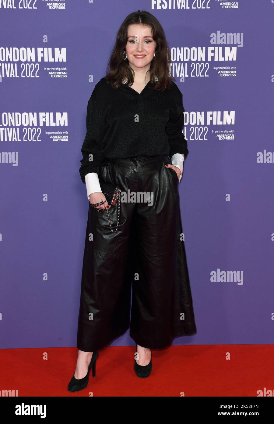 October 6th, 2022. London, UK. Carly-Sophia Davie arriving at the BFI ...