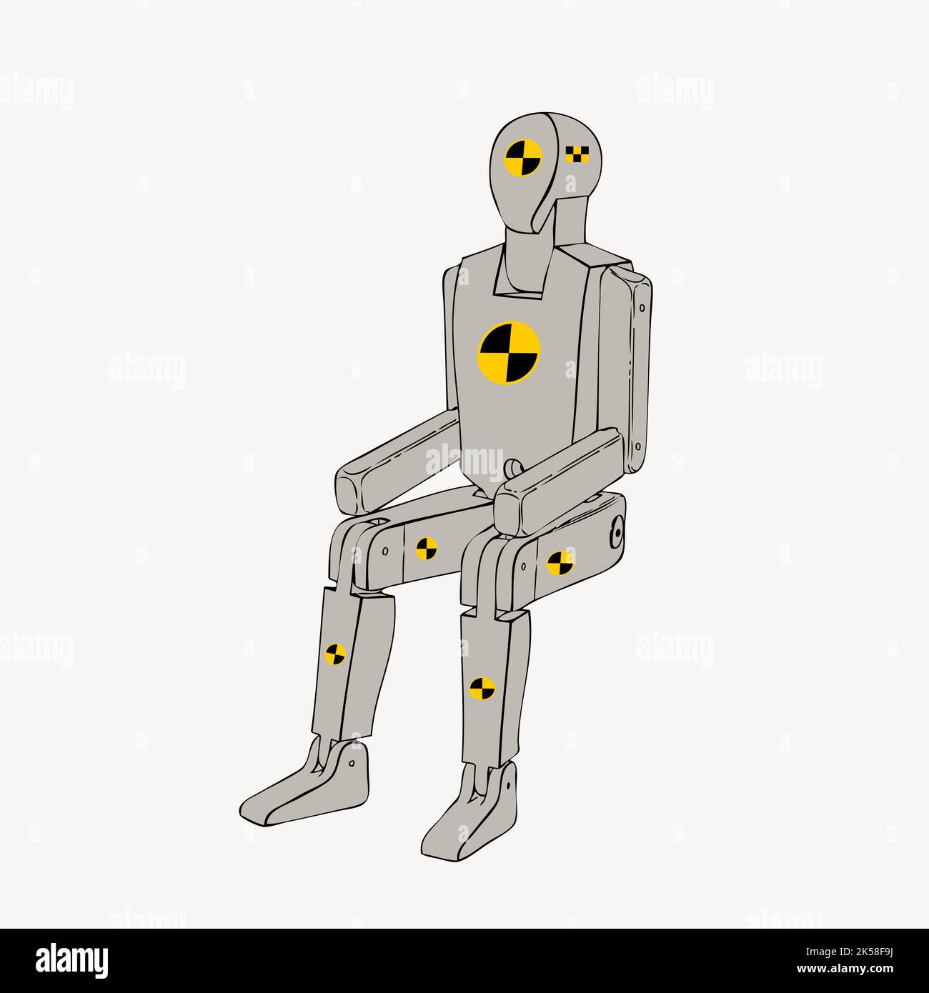 Crash test dummy clipart hi-res stock photography and images - Alamy