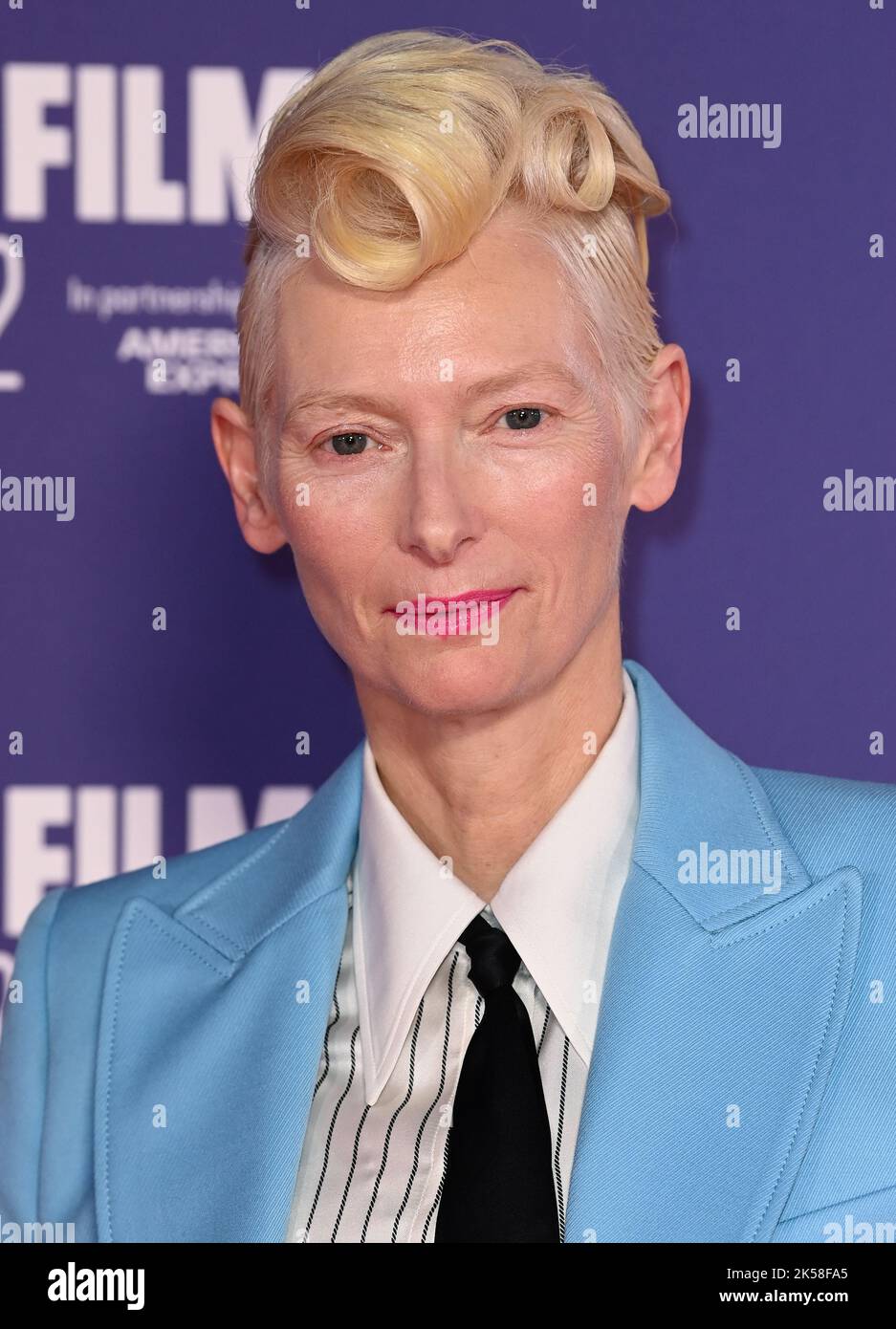 October 6th, 2022. London, UK. Tilda Swinton arriving at the BFI London ...