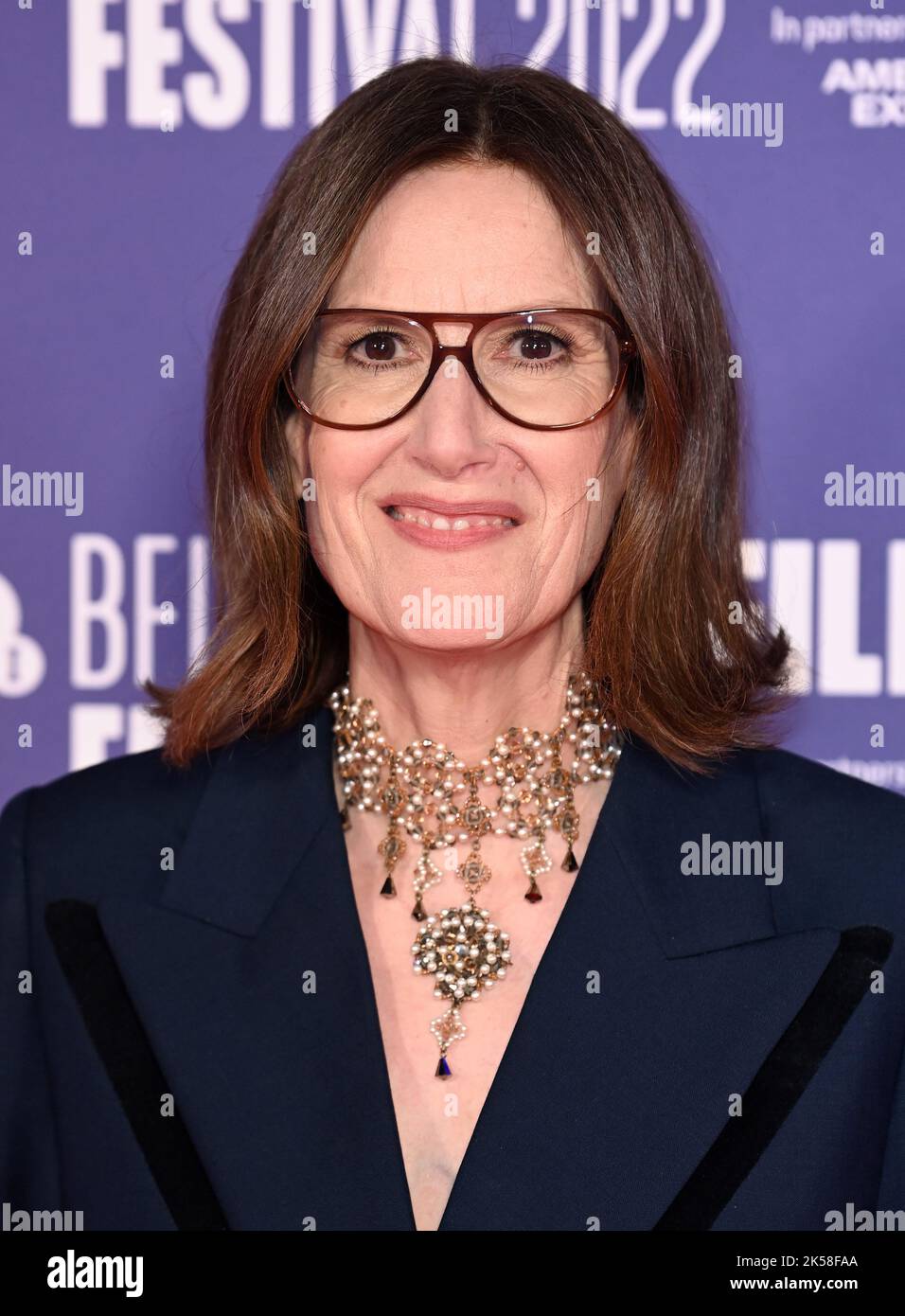 October 6th, 2022. London, UK. Joanna Hogg arriving at the BFI London ...