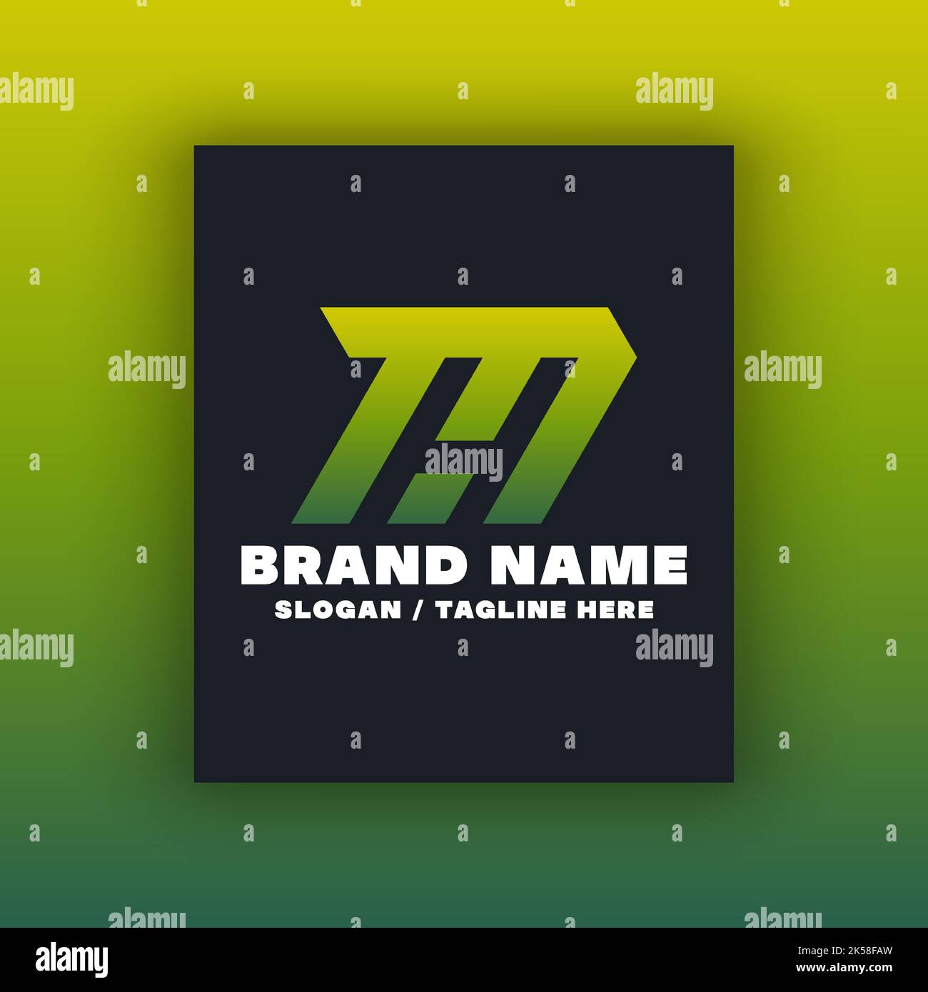 Letter MH logo design template. Editable, resizable, vector ...