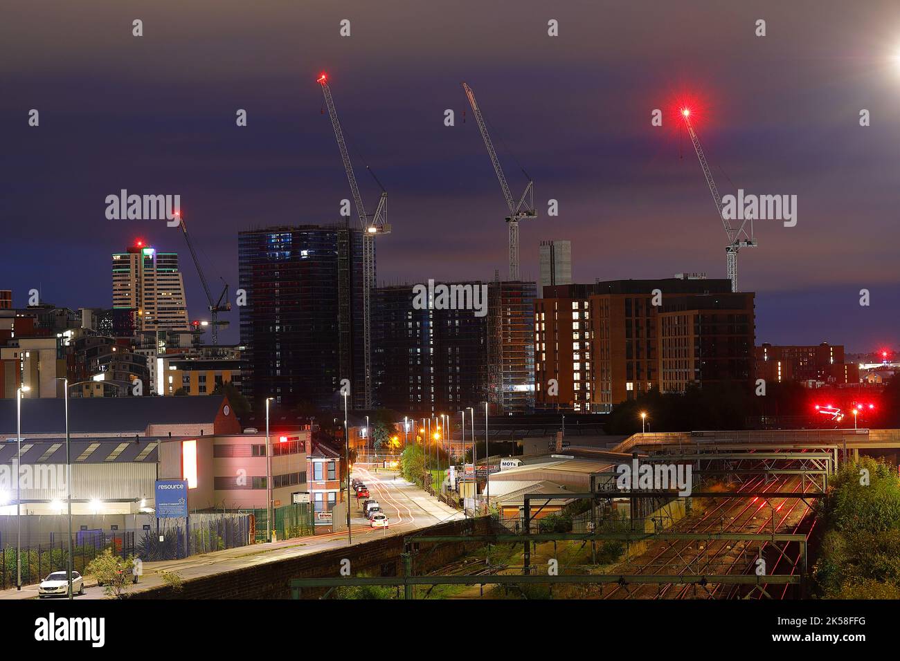 Monk bridge leeds at night hi-res stock photography and images - Alamy