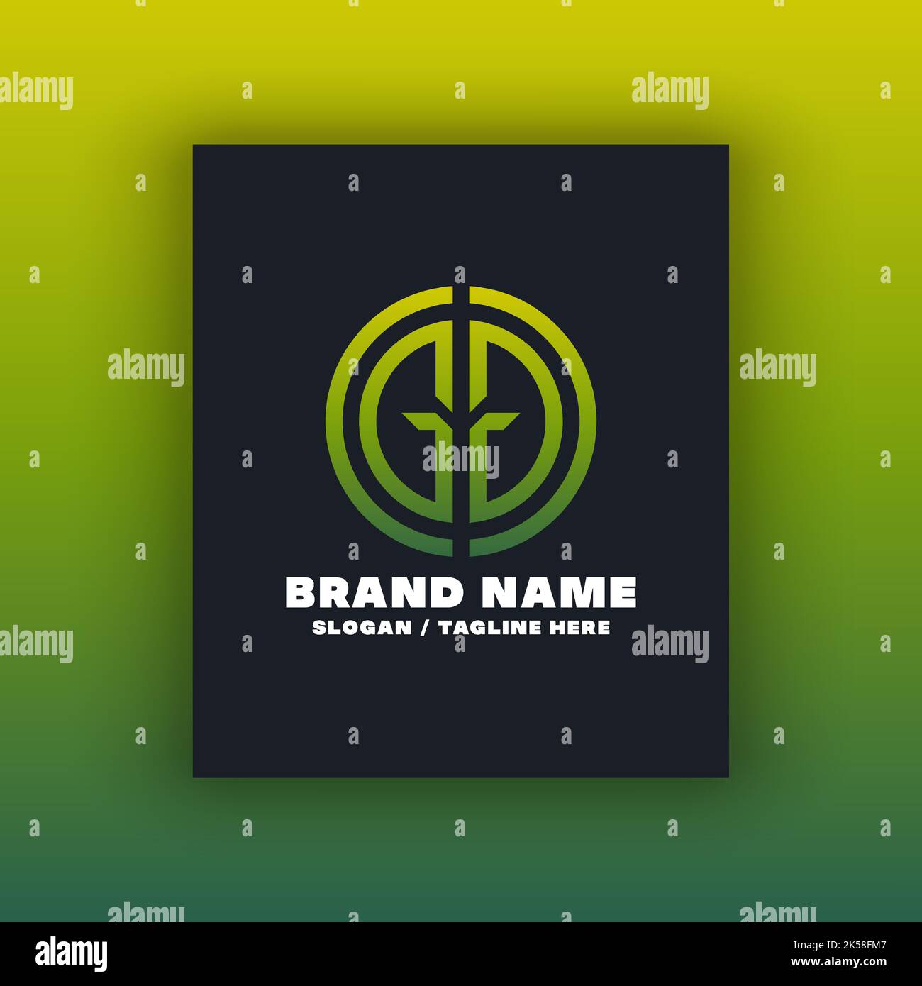 Letter GG logo design template. Editable, resizable, vector ...