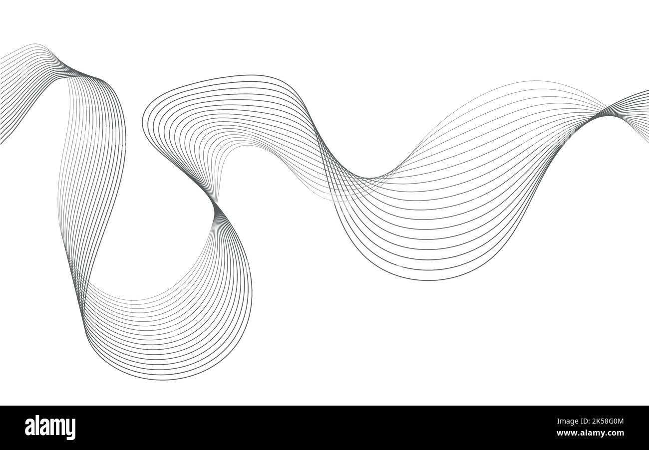 Abstract wave element for design. Digital frequency track equalizer ...
