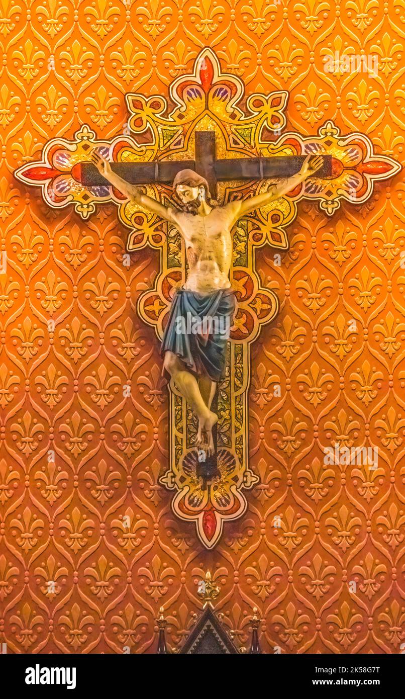 Pamplona Crucifix St Augustine Cathedral Catholic Church Basilica ...