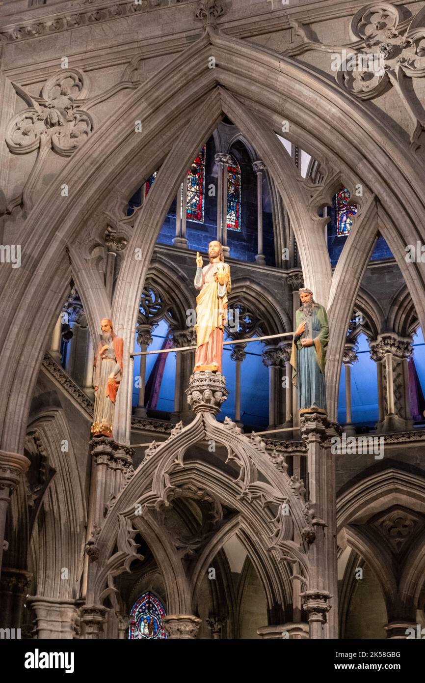 interior of Nidaros cathedral in Trondheim, Norway Stock Photo - Alamy