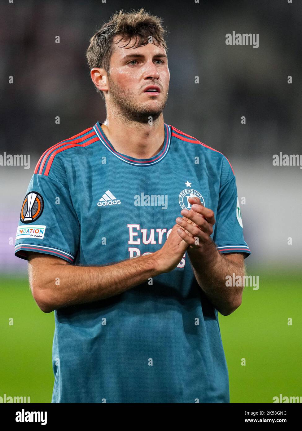 Herning - Santiago Gimenez of Feyenoord during the match between FC ...