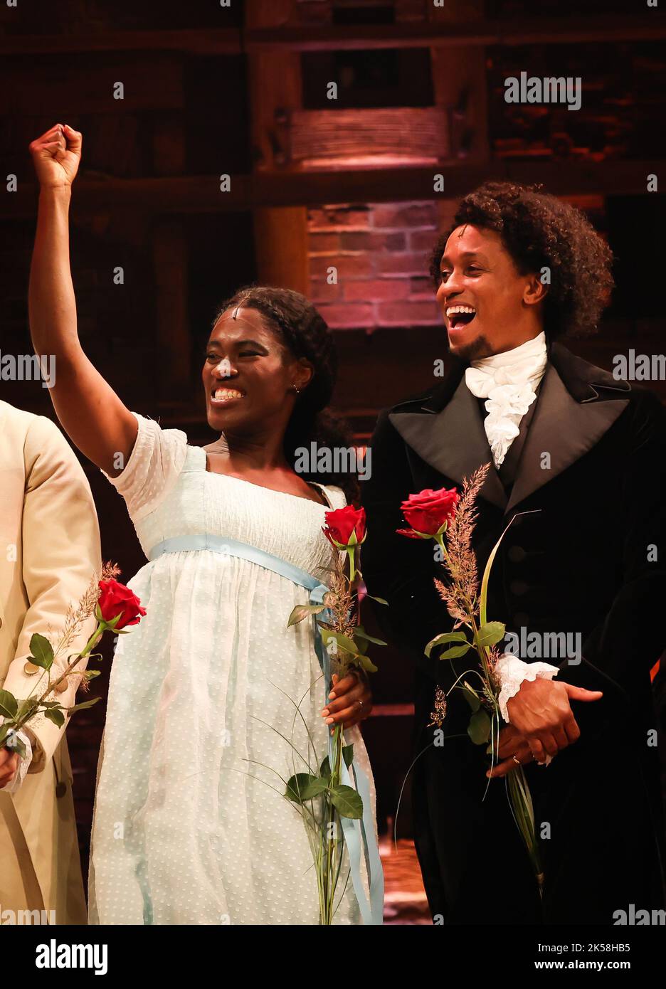 Hamburg, Germany. 06th Oct, 2022. Musical leads Benet Monteiro (r) as ...