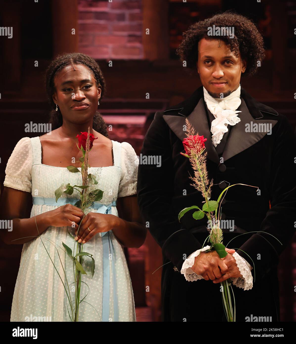 Hamburg, Germany. 06th Oct, 2022. Musical leads Benet Monteiro (r) as ...