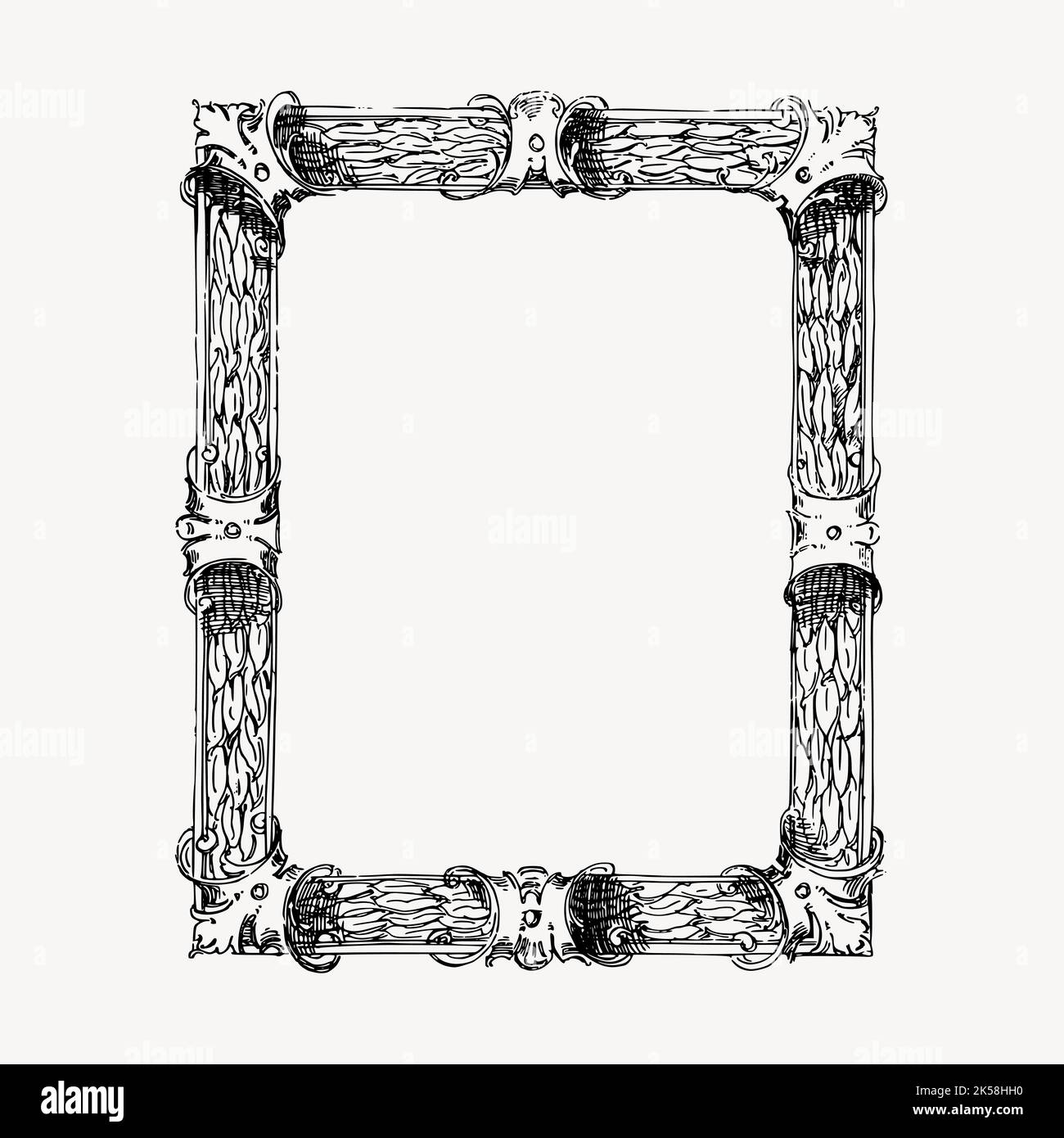 Painting Frame Clip Art Black And White