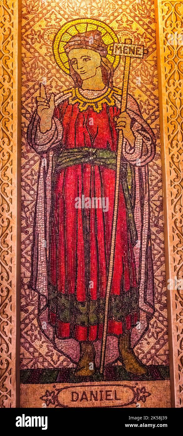Daniel Old Testament Prophet Mosaic St Augustine Cathedral Catholic ...