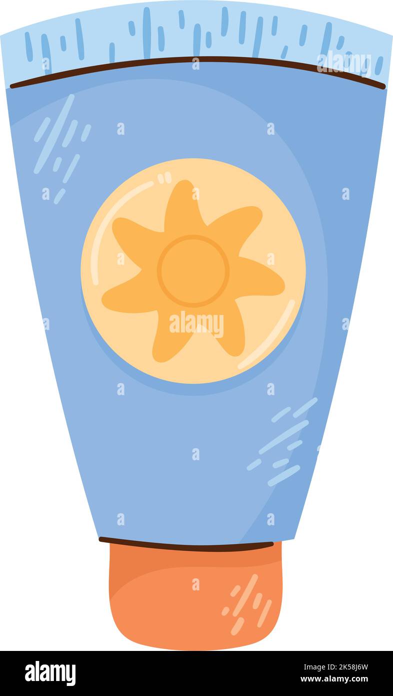 blocker solar cream tube icon Stock Vector Image & Art - Alamy
