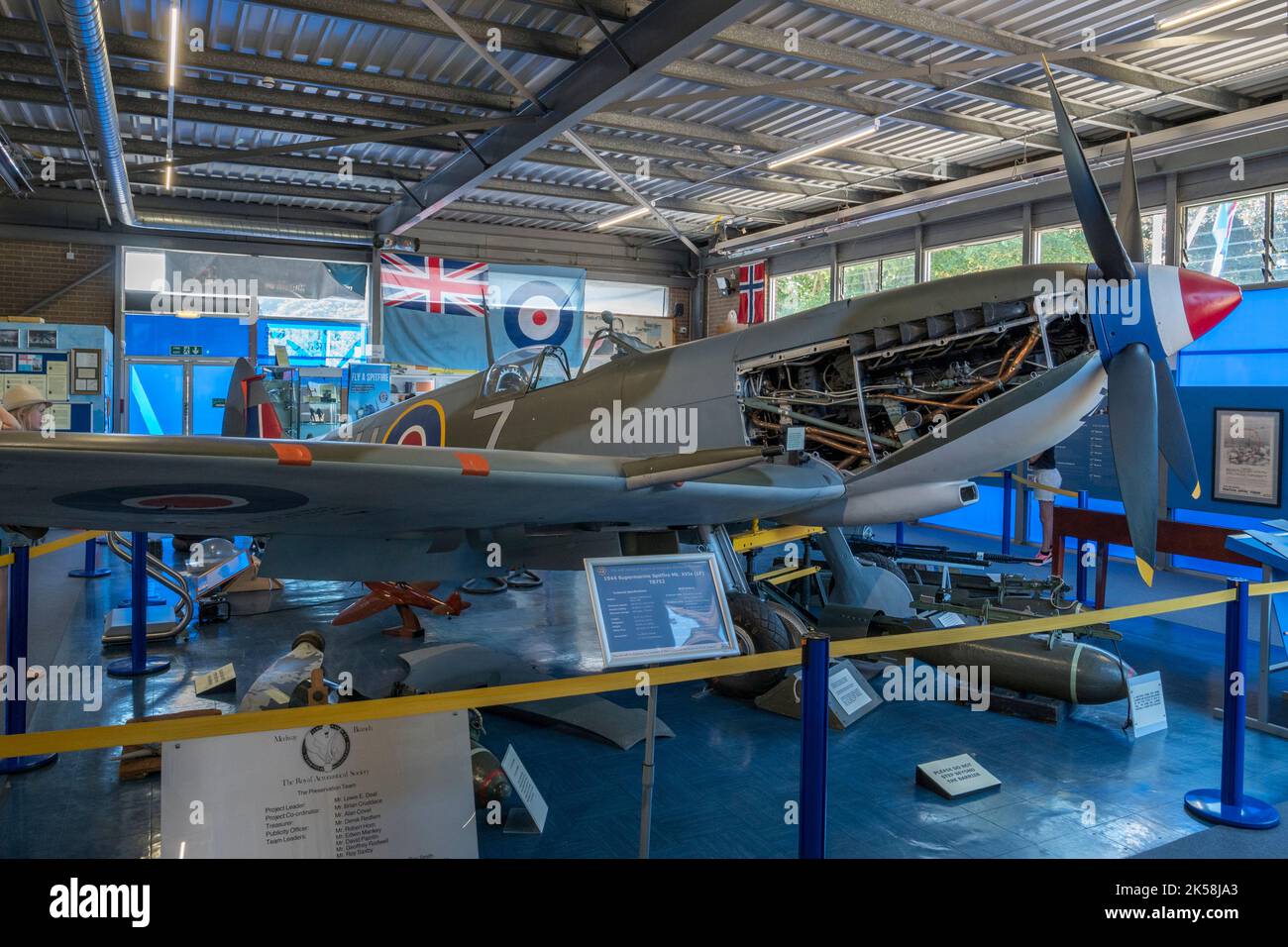 Supermarine spitfire exhibit hi-res stock photography and images - Alamy