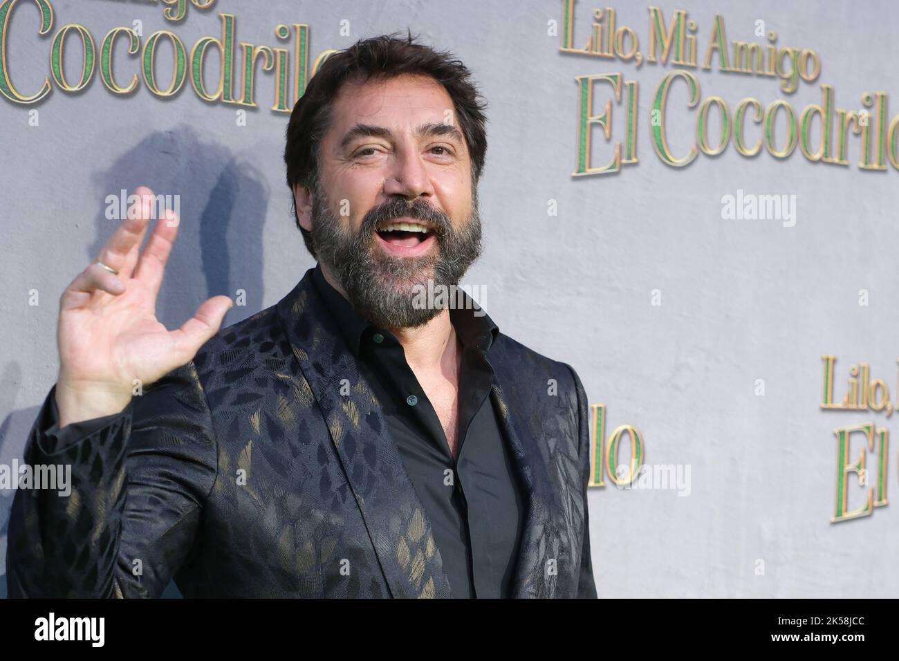 Madrid, Spain. 06th Oct, 2022. Actor Javier Bardem attends the "Mi ...