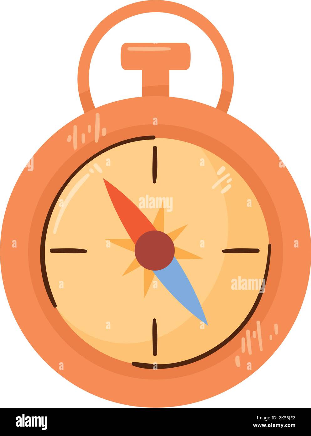 compass guide device isolated icon Stock Vector Image & Art - Alamy