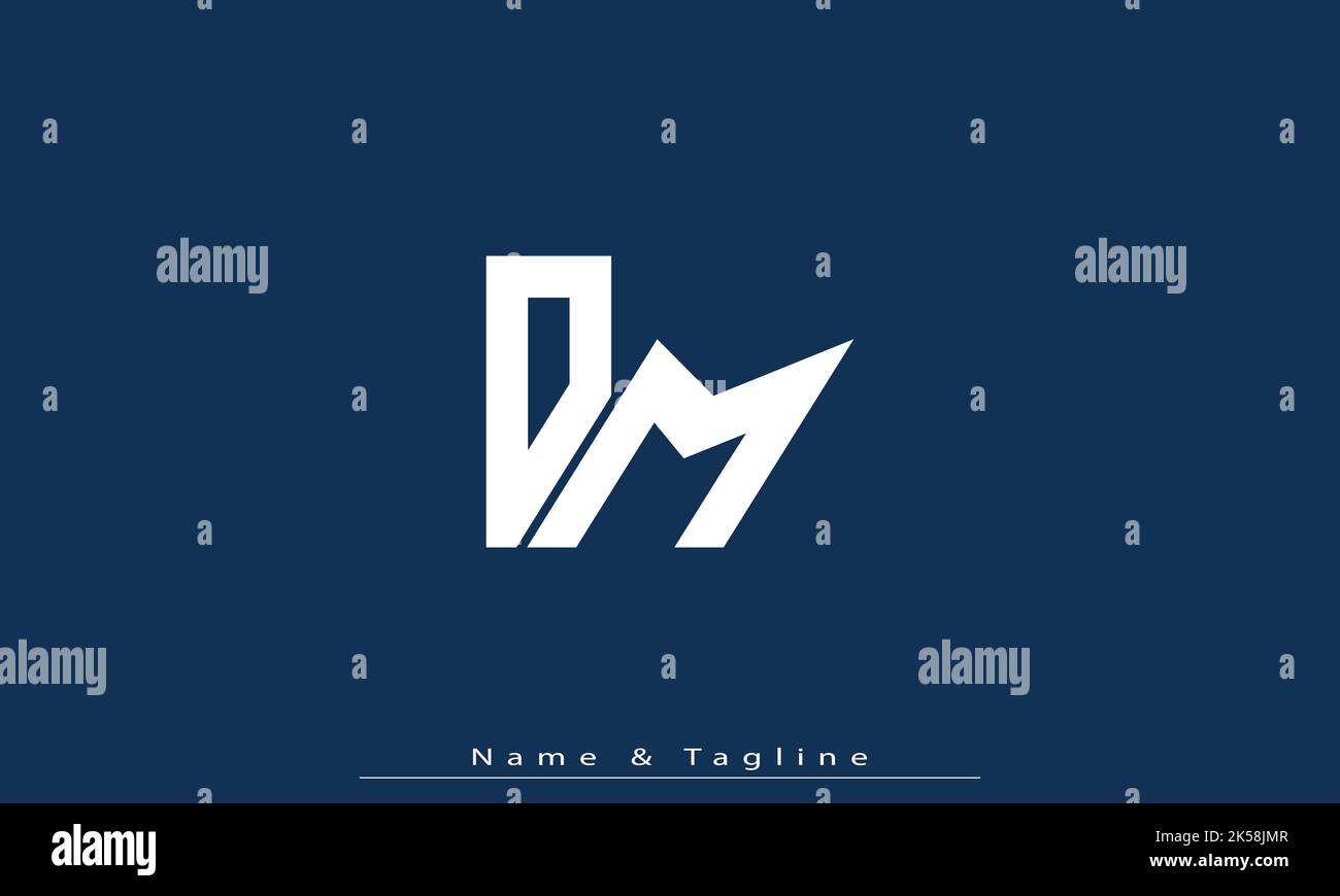 Om minimal logo Stock Vector Images - Alamy