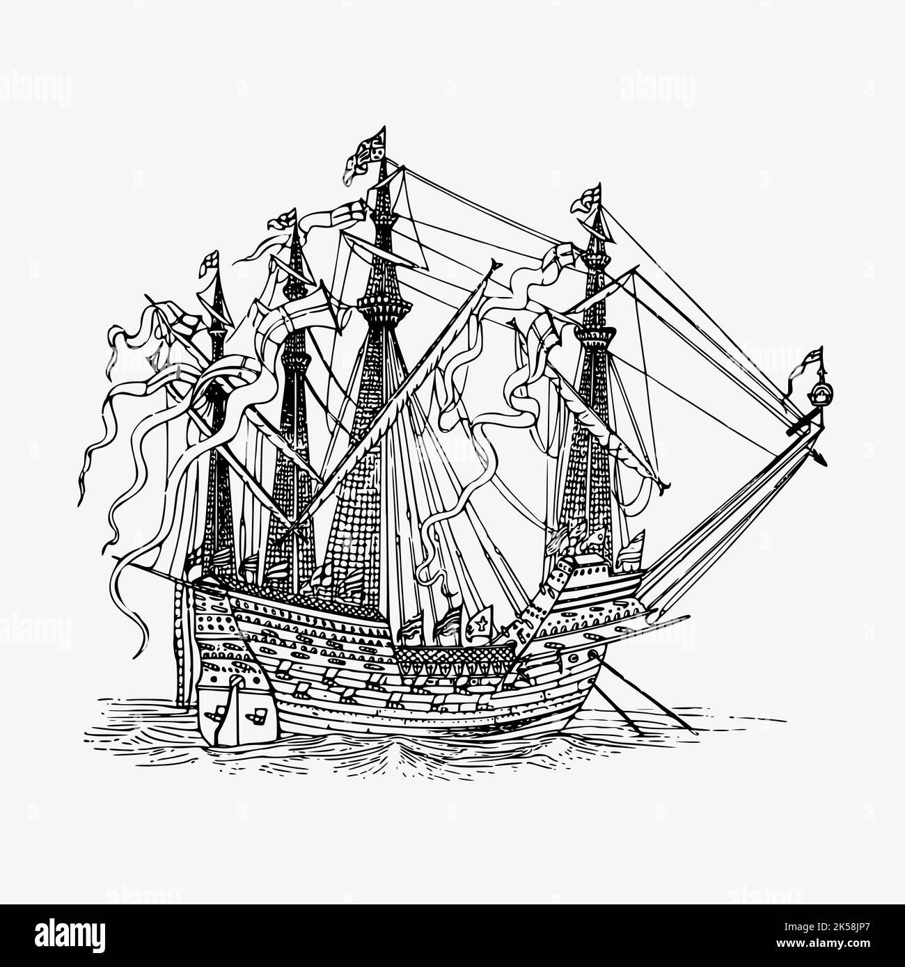 Vintage transportation illustration vec Stock Vector Images - Alamy