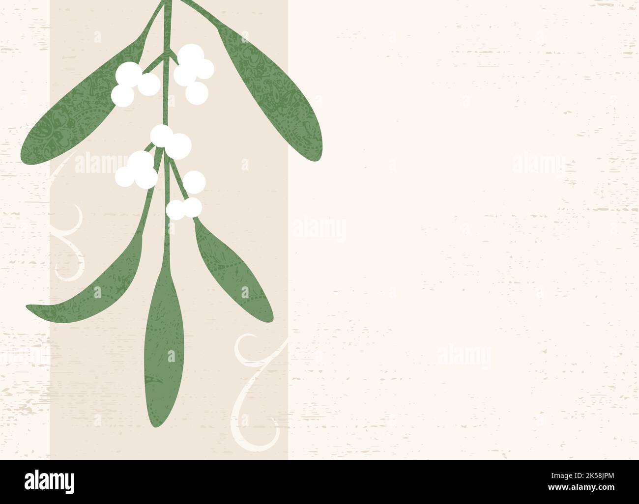 Mistletoe cut out Stock Vector Images - Alamy