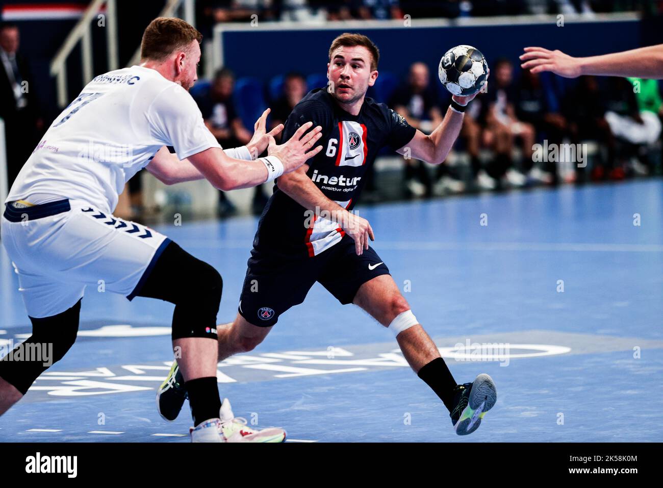 Paris, France, October 6, 2022, Luc Steins of PSG during the EHF ...