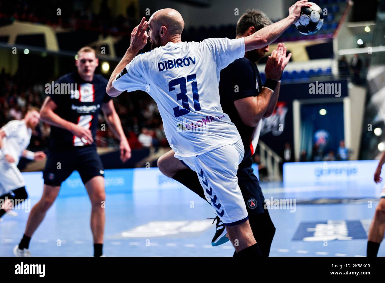 Paris, France, October 6, 2022, Timur Dibirov of Zagreb during the EHF ...