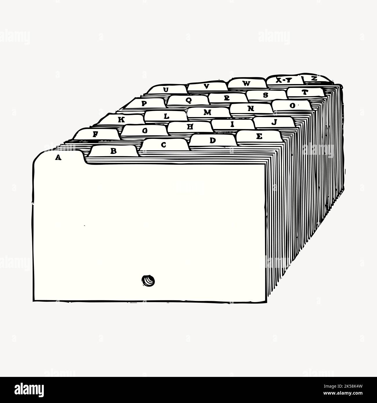 Vintage file illustration vect hi-res stock photography and images - Alamy