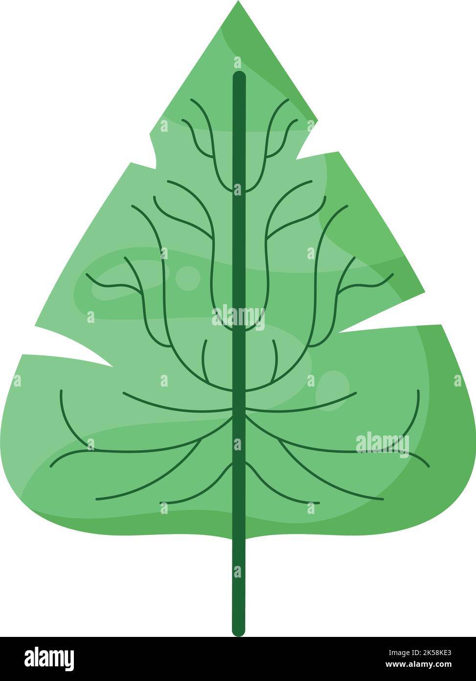 classic leave foliage plant icon Stock Vector Image & Art - Alamy