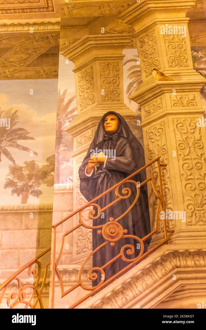 Nun Praying Painting St Augustine Cathedral Catholic Church Basilica ...