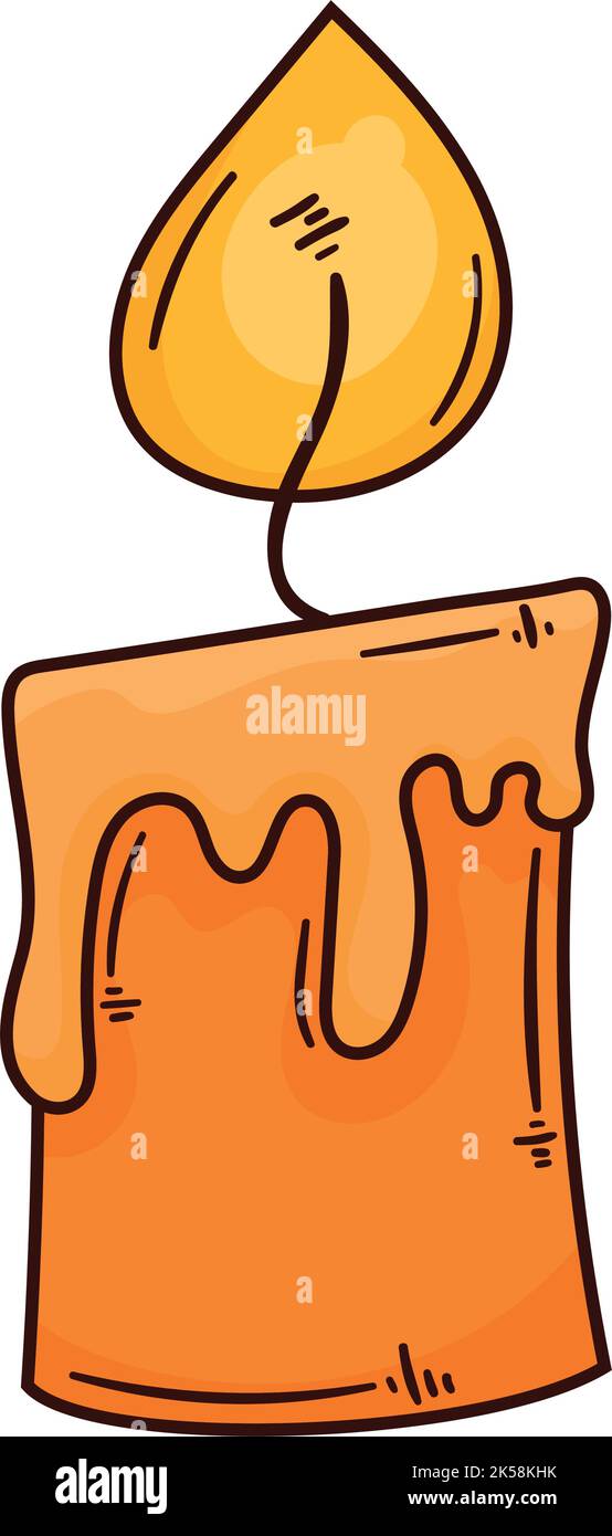 candle wax on fire icon Stock Vector Image & Art - Alamy