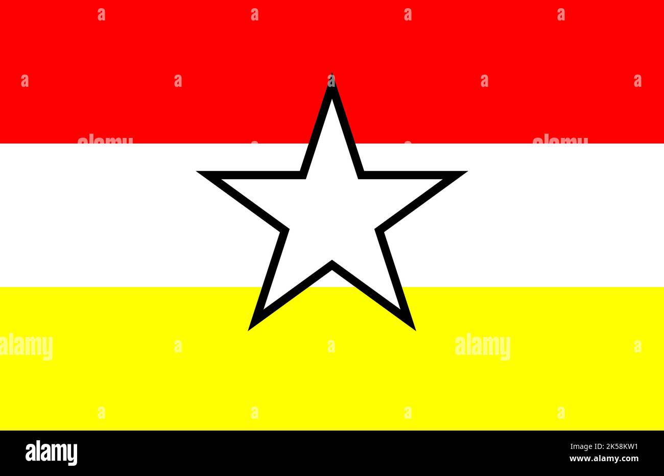 flag of Bantu peoples Kongo people. flag representing ethnic group or ...