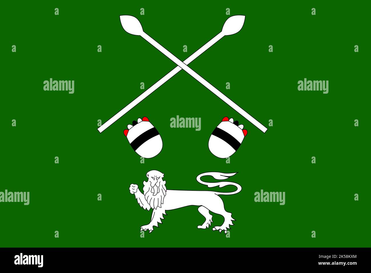 flag of Bantu peoples Nkole people. flag representing ethnic group or ...