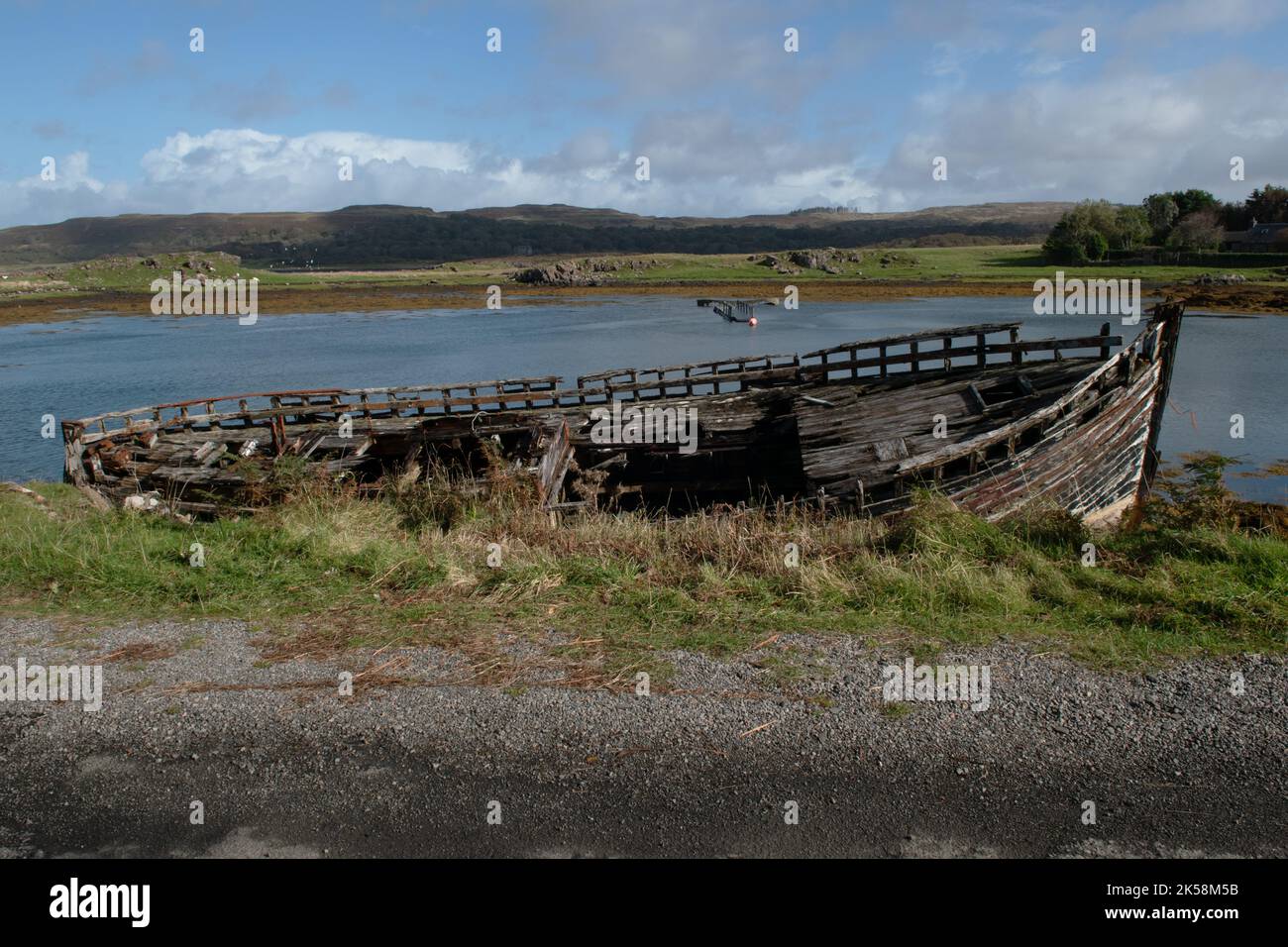 Abandoned Boat, Croig, Isle of Mull, Scotland, UK Stock Photo - Alamy