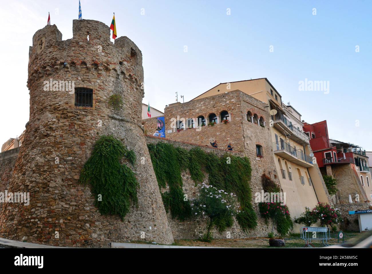 Termoli, Molise, Italy -08-29-2022- The Belvedere turret that ...