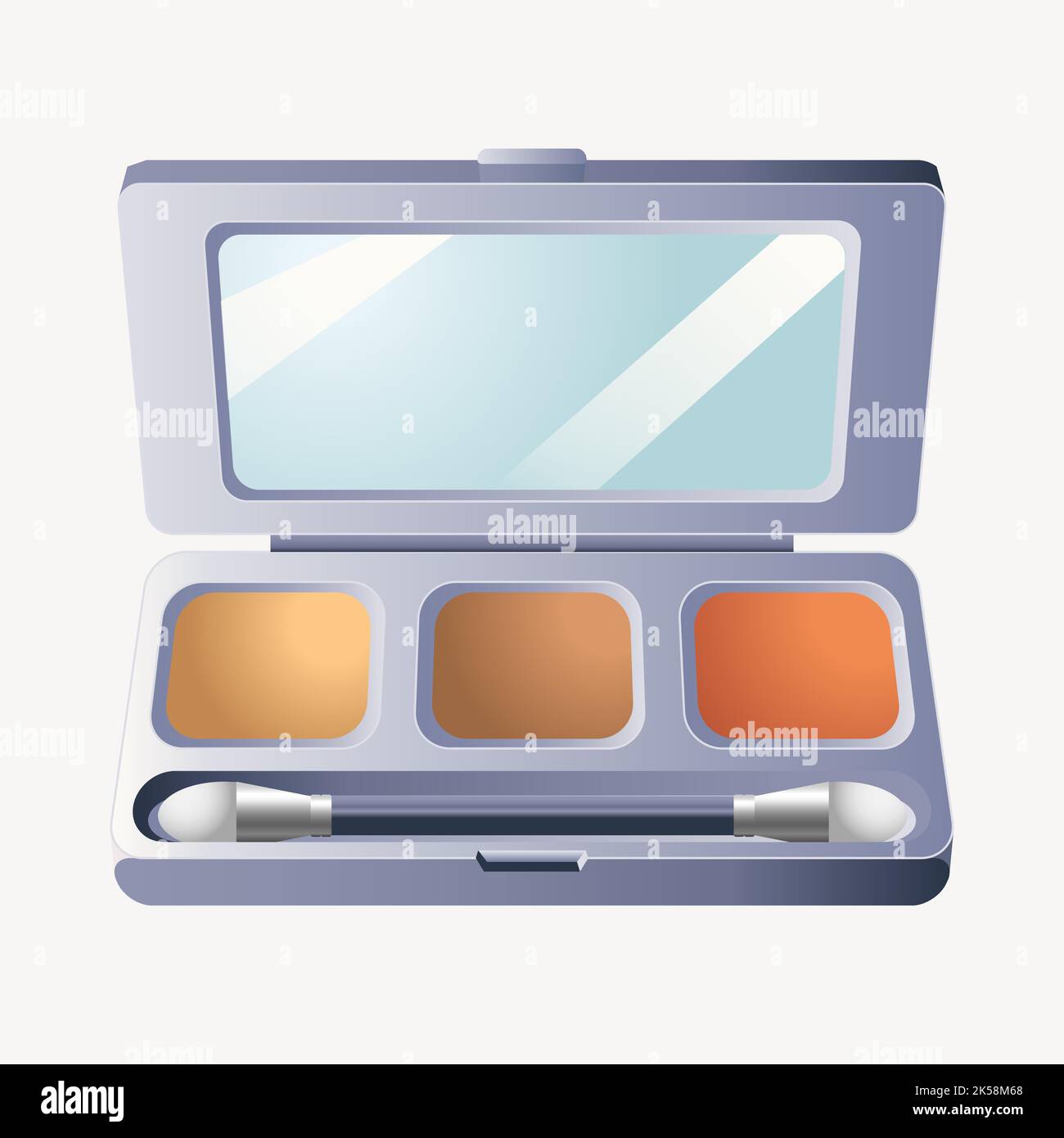 Eyeshadow makeup palette clipart, illustration vector Stock Vector ...