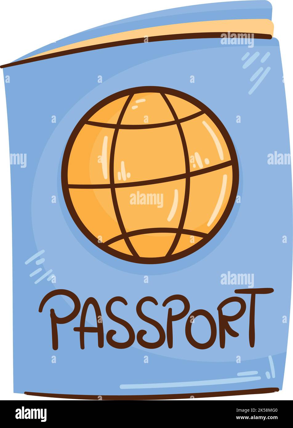 passport document travel with earth planet Stock Vector Image & Art - Alamy