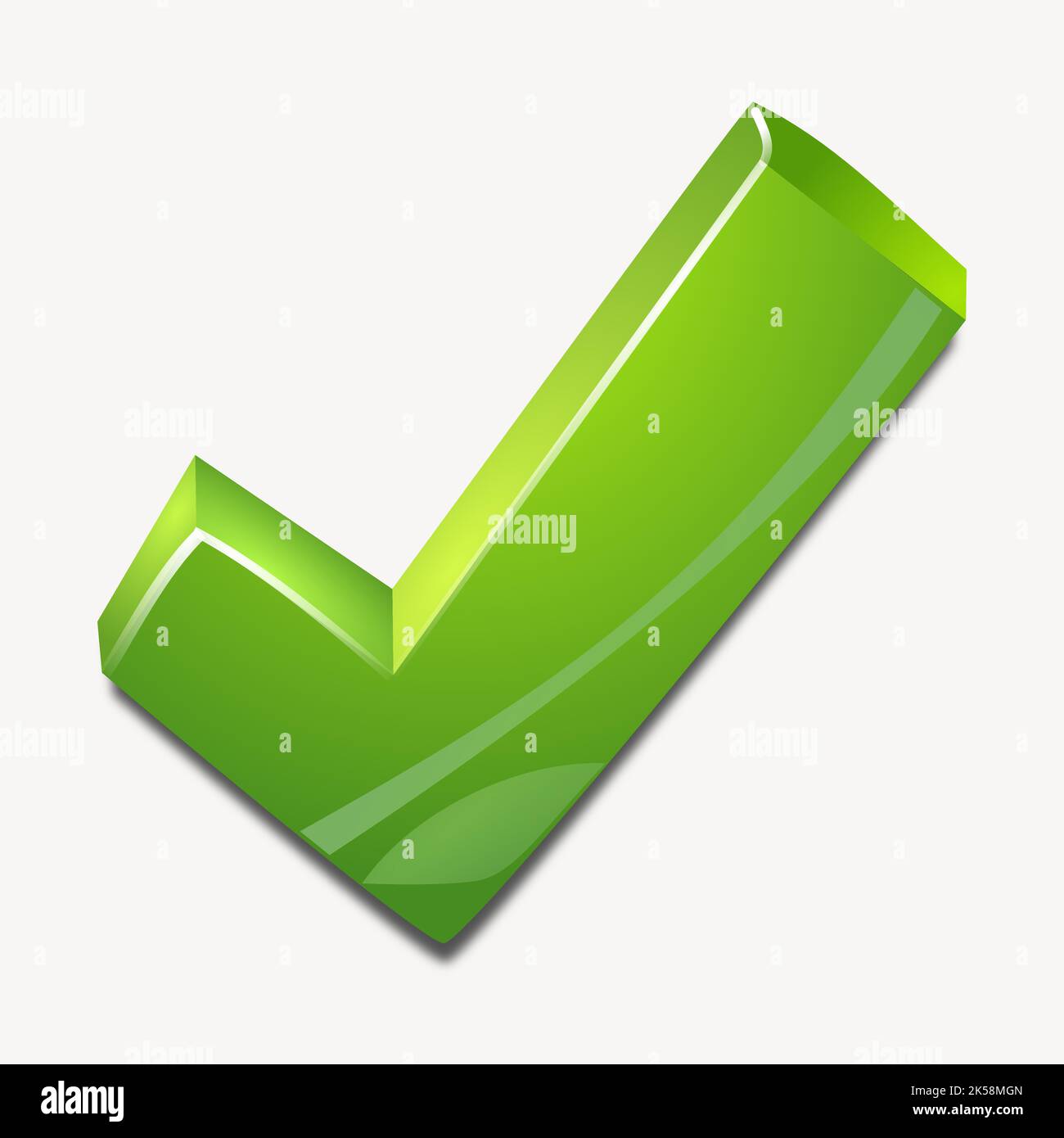Green check mark clipart, illustration vector Stock Vector Image & Art ...
