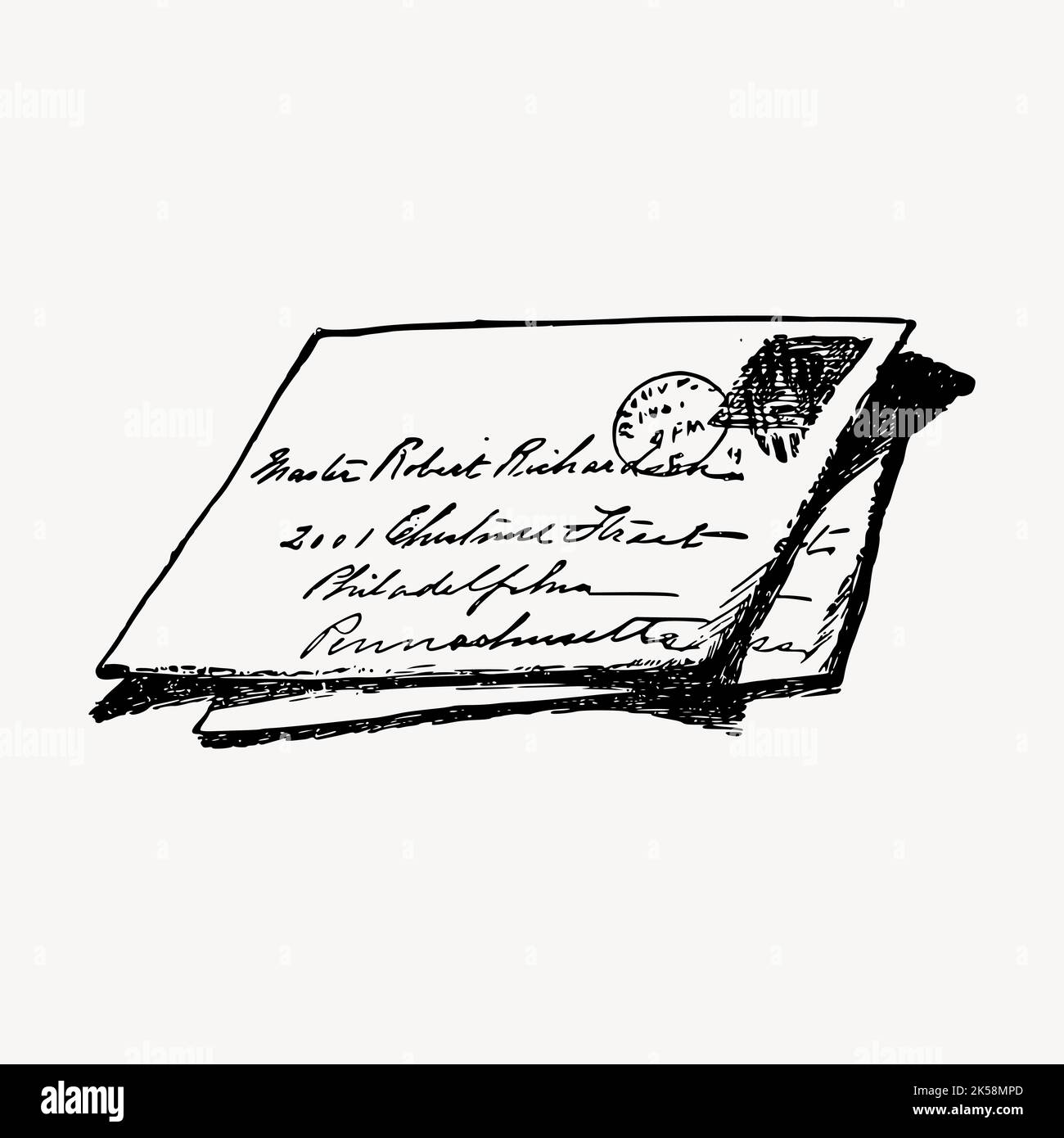 Letters drawing hi-res stock photography and images - Alamy