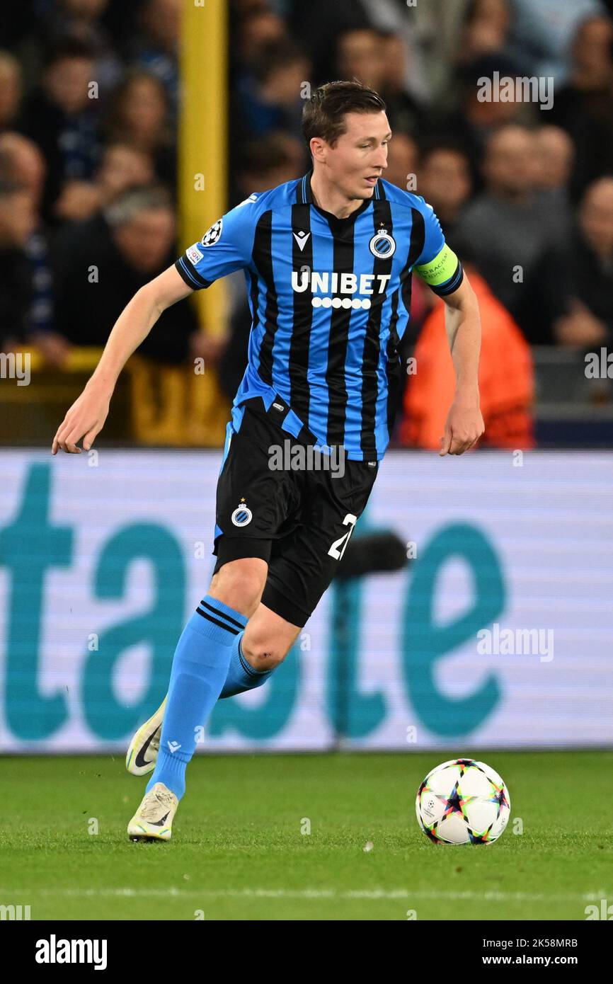 BRUGES - Hans Vanaken of Club Brugge during the UEFA Champions League ...