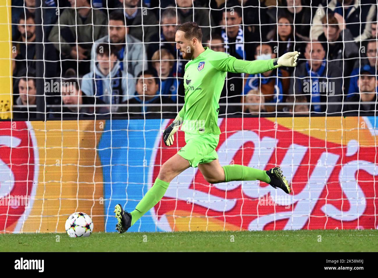 BRUGES - Club Atletico de Madrid goalkeeper Jan Oblak during the UEFA ...