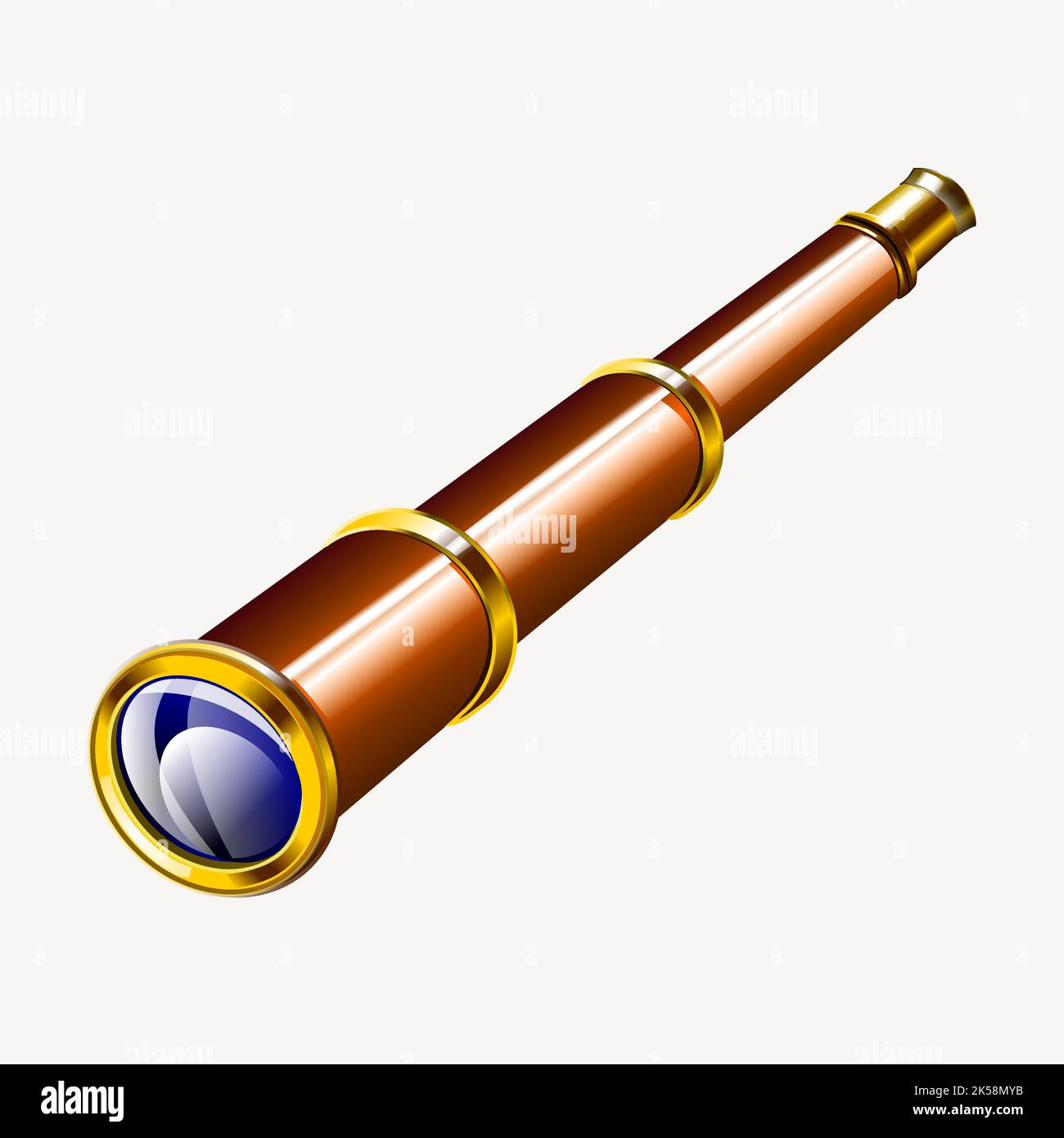Captains telescope clipart hi-res stock photography and images - Alamy