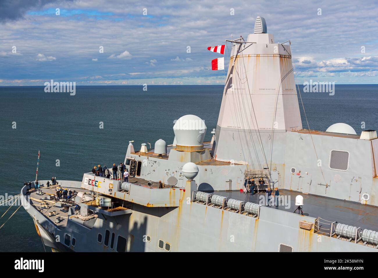 USS Arlington,Visby Port, Gotland, Sweden Stock Photo - Alamy